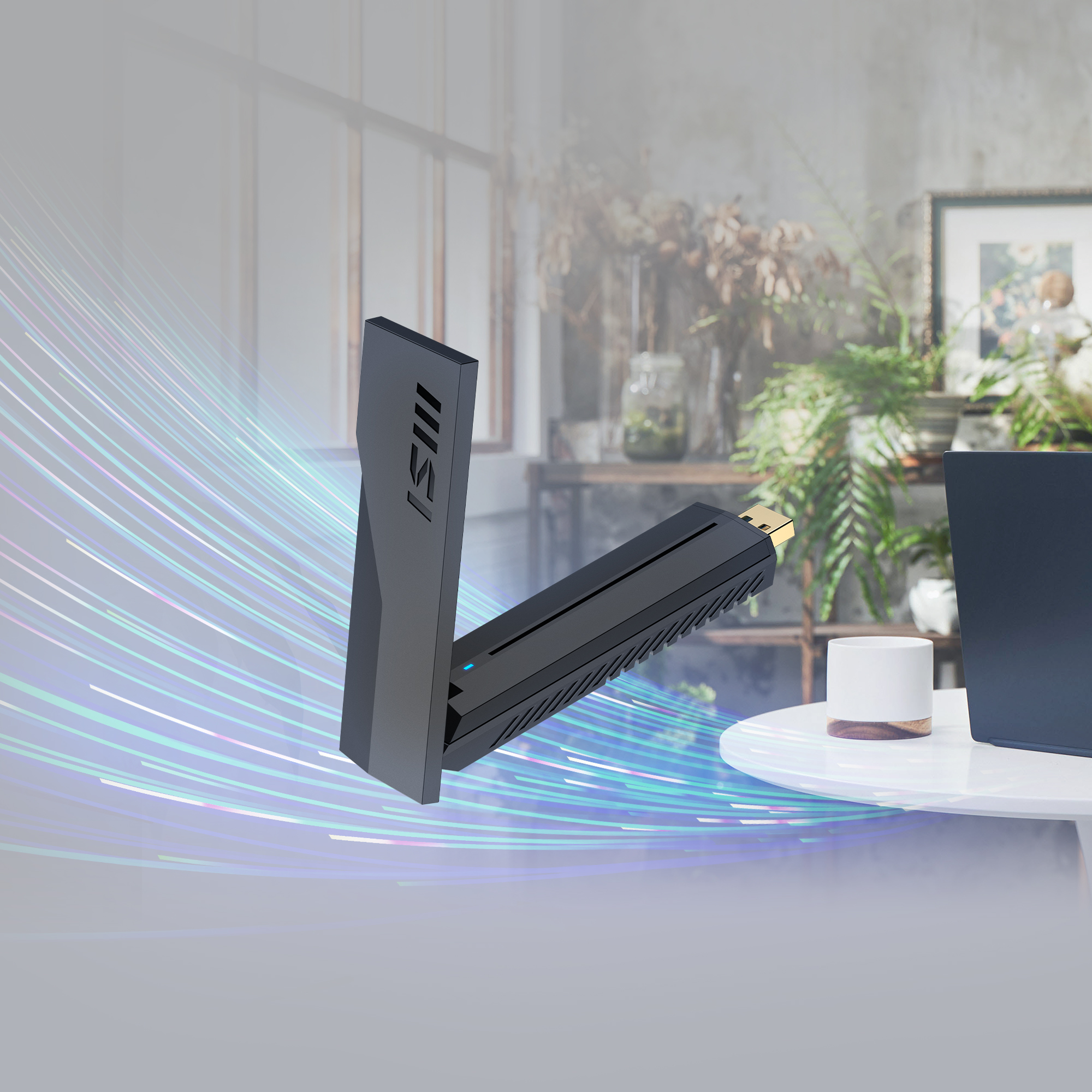 MSI BE6500 WiFi 7 USB Adapter Best performance with USB 3.2 Gen 1 port- Wireless Adapters ...